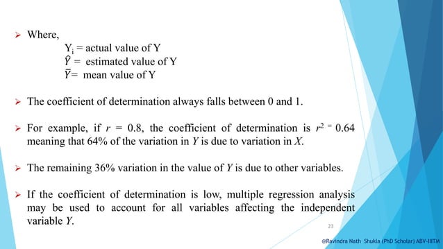 Regression analysis: Simple Linear Regression Multiple Linear ...