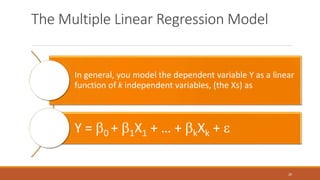 Regression Analysis and Multivariate Regression.pptx | Physics | Science