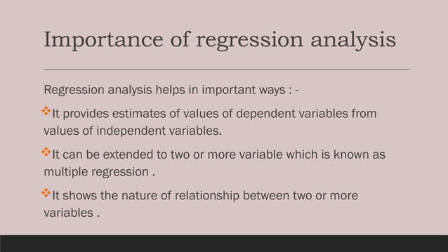 Regression analysis of samples collected .pptx