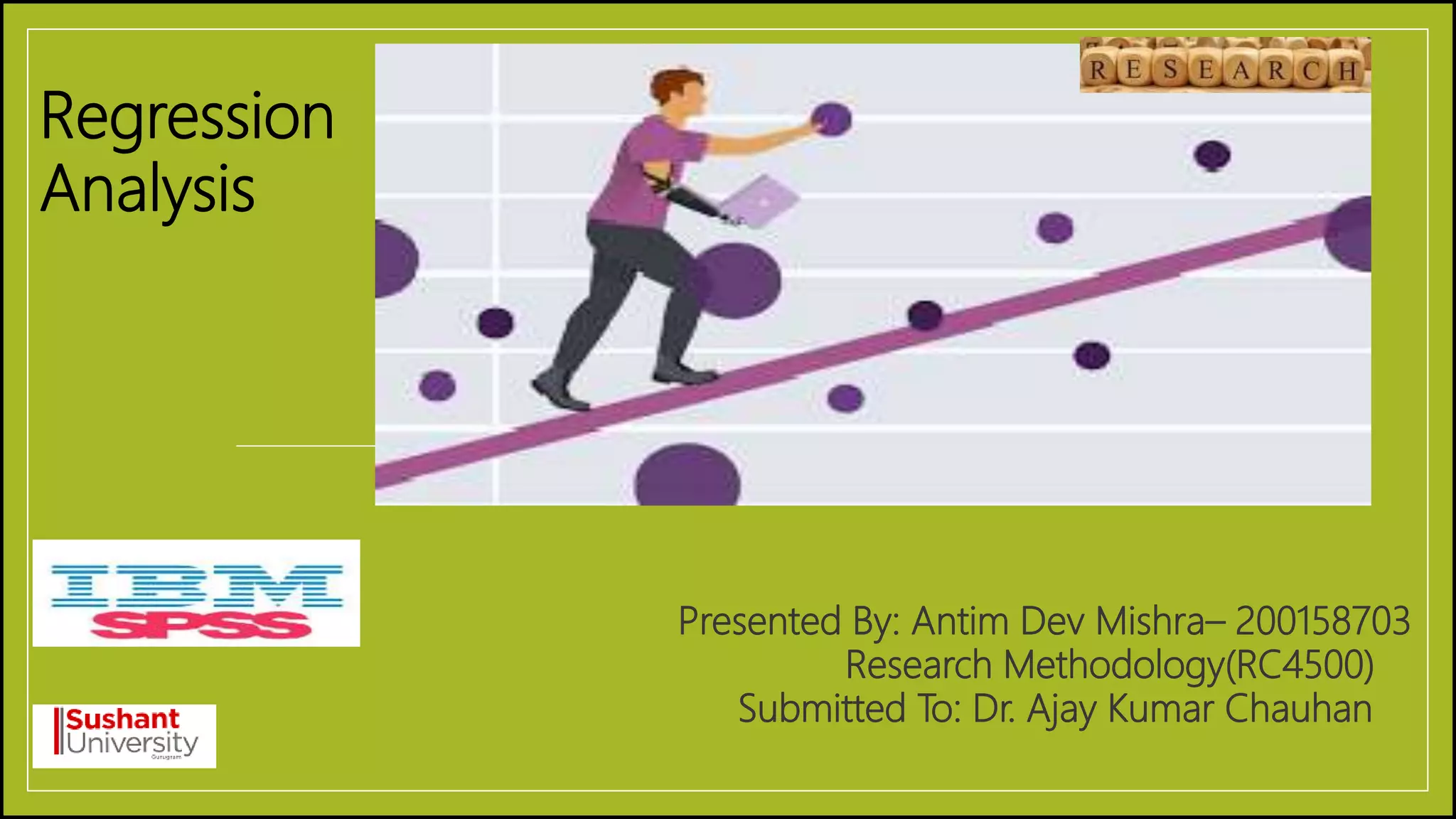 Regression Analysis On Spss Ppt