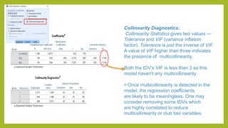 Regression analysis on SPSS | PPTX