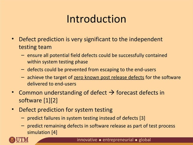 A Regression Analysis Approach For Building A Prediction Model For System Testing Defects Ppt