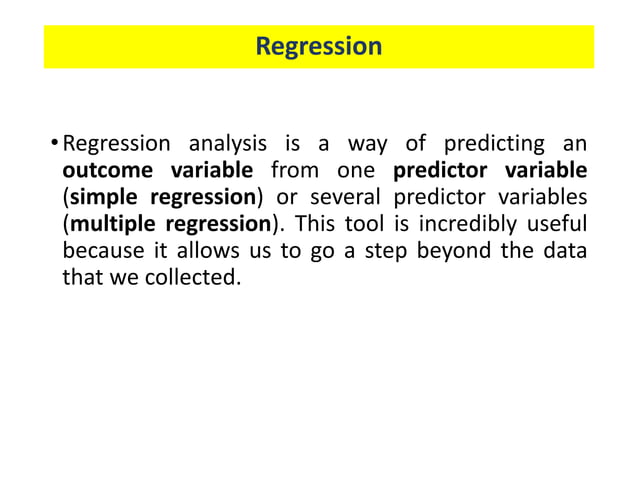 Regression Analysis | PPT