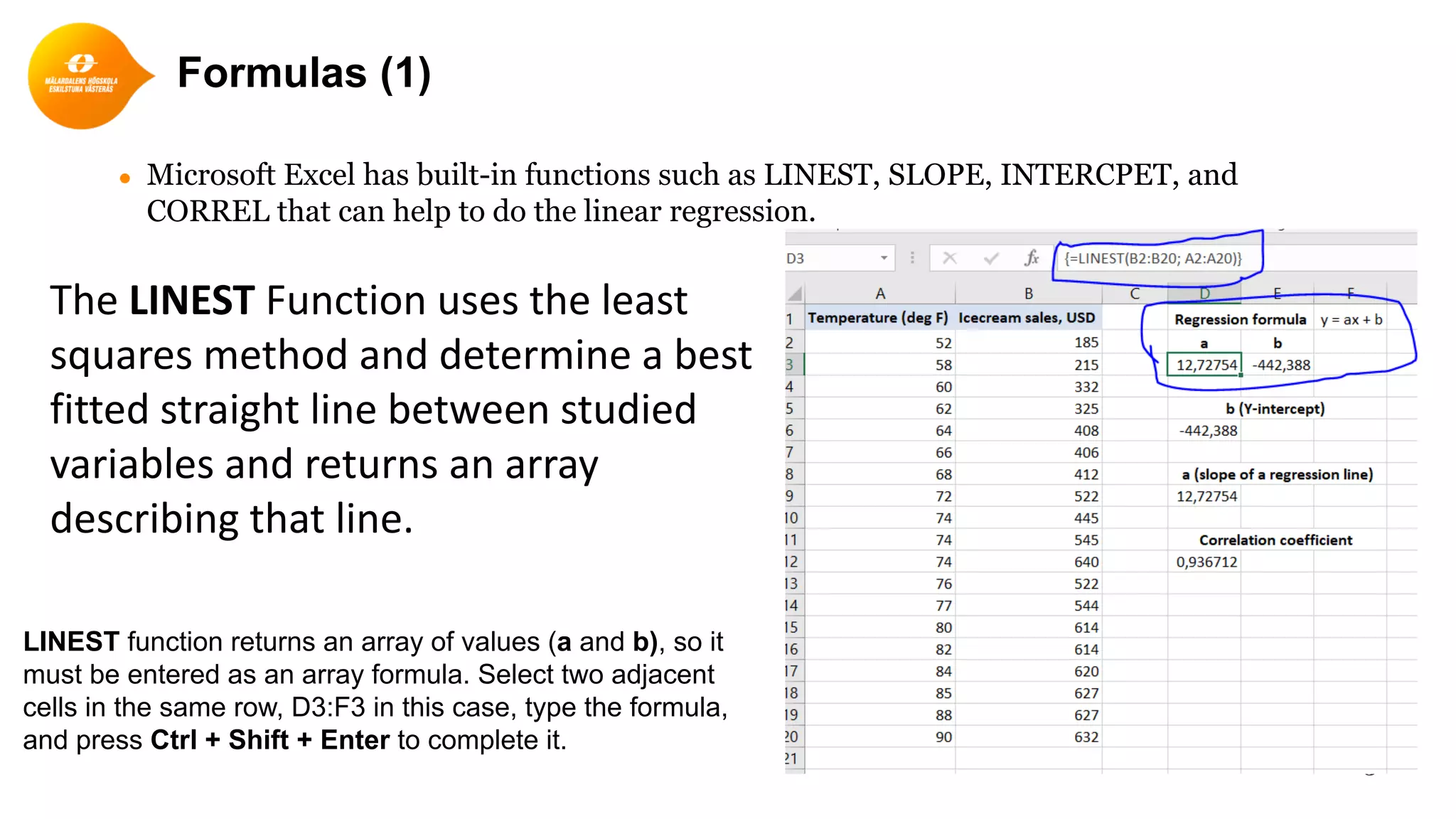 Regression analysis in excel | PDF