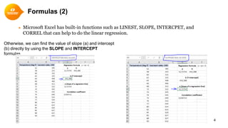 Regression analysis in excel | PDF