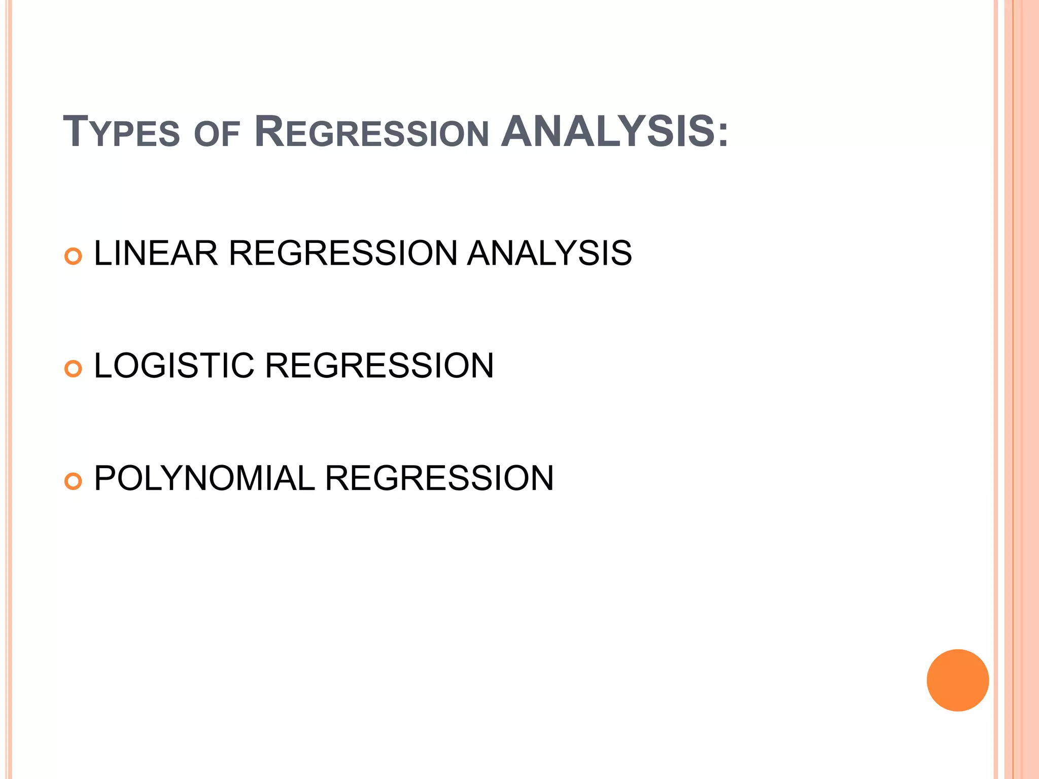 Regression analysis in HR | PPTX