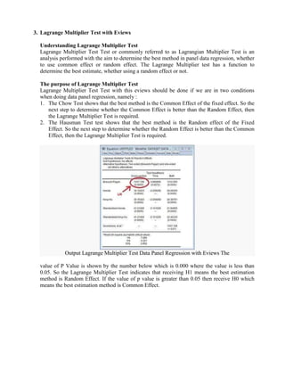 Regression Analysis of Panel Data using Estimation.pdf