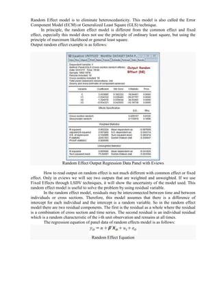 Regression Analysis of Panel Data using Estimation.pdf