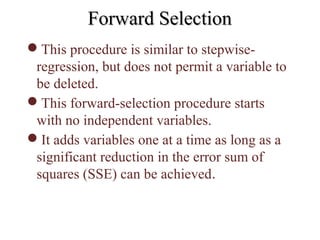 Regression analysis ppt | PPT