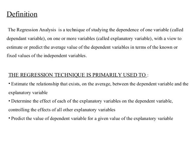 Regression Analysis Ppt regression-analysis-ppt