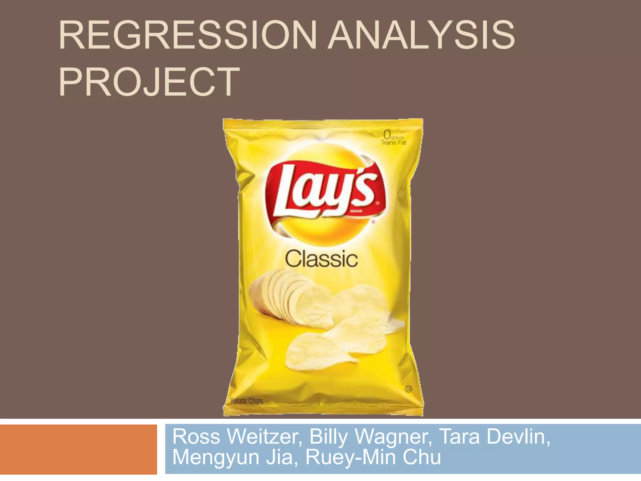 Regression analysis project | PPT