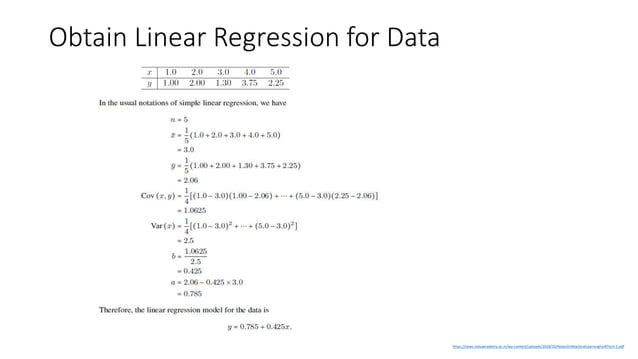Linear Regression and Logistic Regression in ML | PPTX