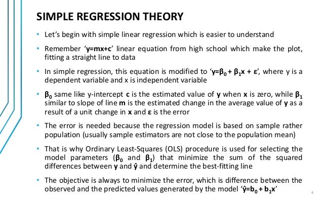 Simple & Multiple Regression Analysis