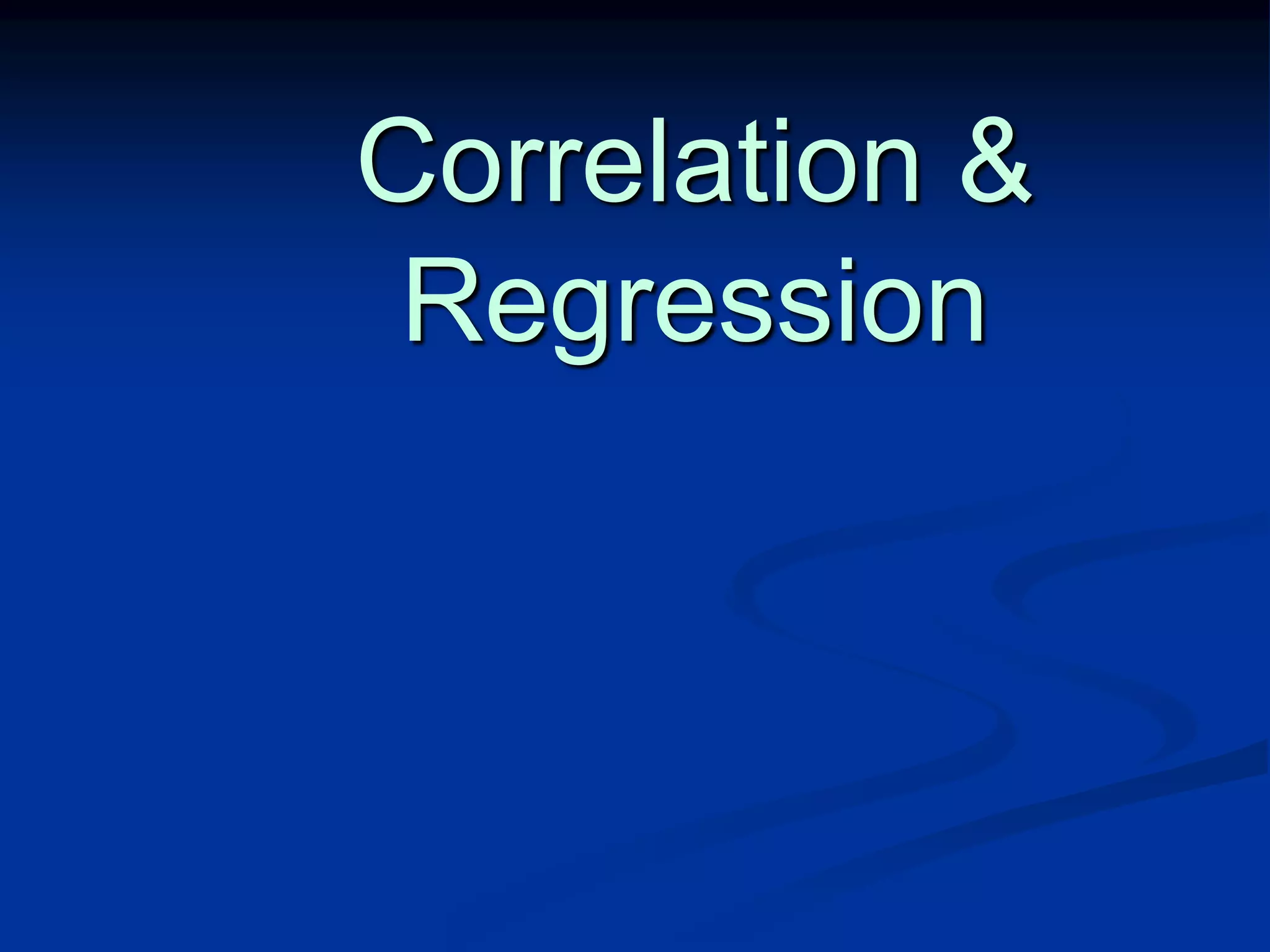 Regression And Corelation Biostatistics Pptx Physics Science 2685