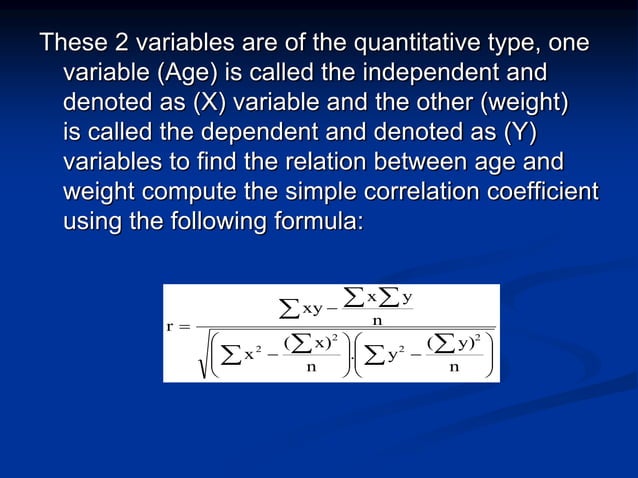 Regression and corelation (Biostatistics) | PPTX | Physics | Science