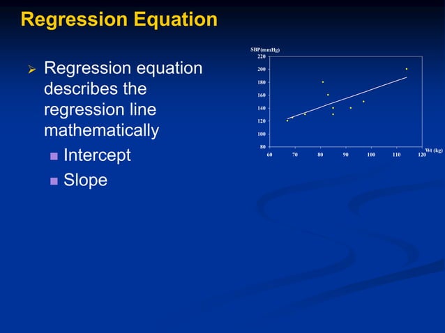 Regression and corelation (Biostatistics) | PPTX | Physics | Science