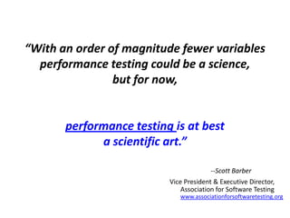 Regression and performance testing | PPT