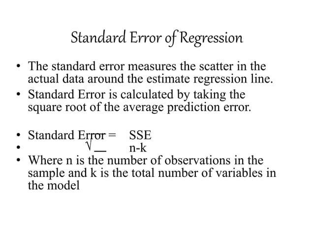 Regression And Correlation Coefficient Ppt