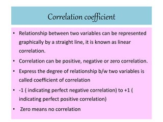 Regression & correlation coefficient | PPT
