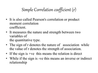 Regression & correlation coefficient | PPT