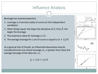 Regression diagnostics | PPTX