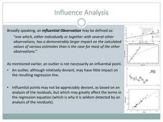 Regression diagnostics | PPTX