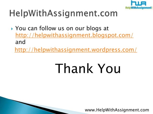 Statistics at HelpWithAssignment.com Regression Example | PPTX