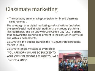 Demand Estimate by Regression E .g. Classmate Notebook | PPTX