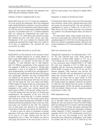 Regression of dalton’s lymphoma in vivo via decline | PDF | Endocrine and Metabolic Diseases ...