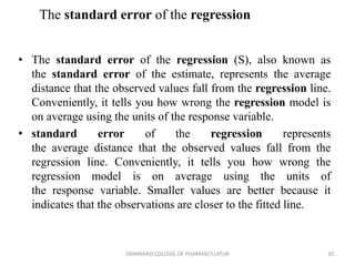 Regression ppt | PPTX | Chemistry | Science