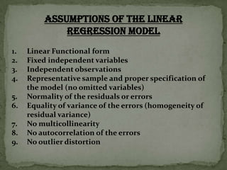 Regression Analysis | PPTX