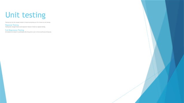 Regression Testing Based On Manual Testing Pptx