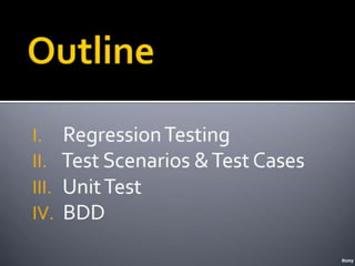 Regression Testing | PPT