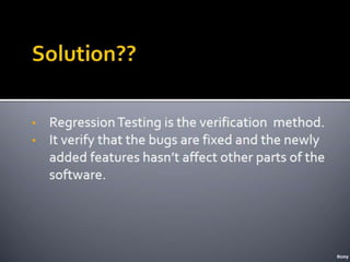 Regression Testing | PPT