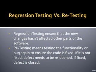 Regression Testing | PPT