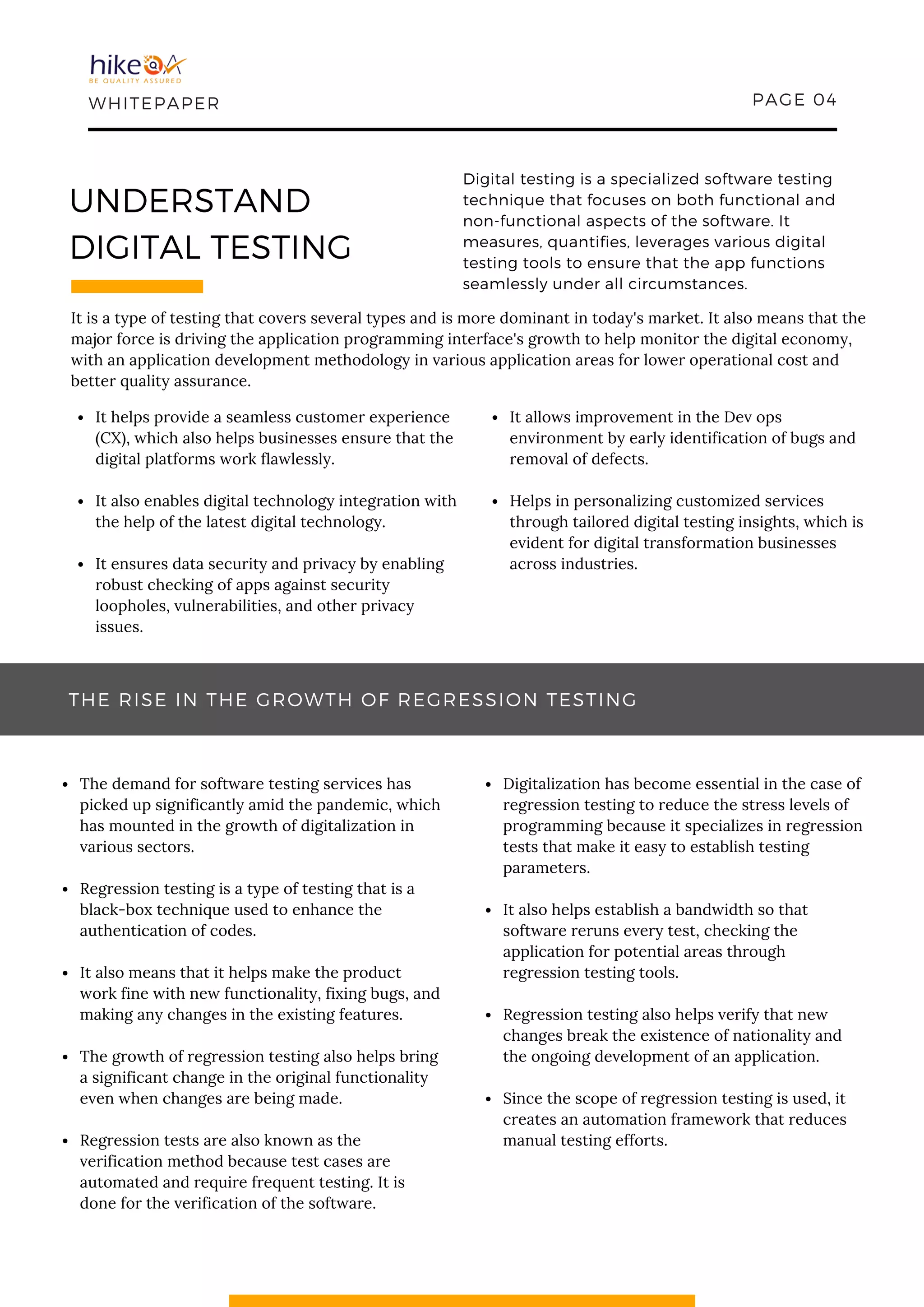 Regression Testing Framework Pdf Web Development Internet