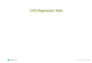 CSS Regression Tests with WebdriverCSS | PDF