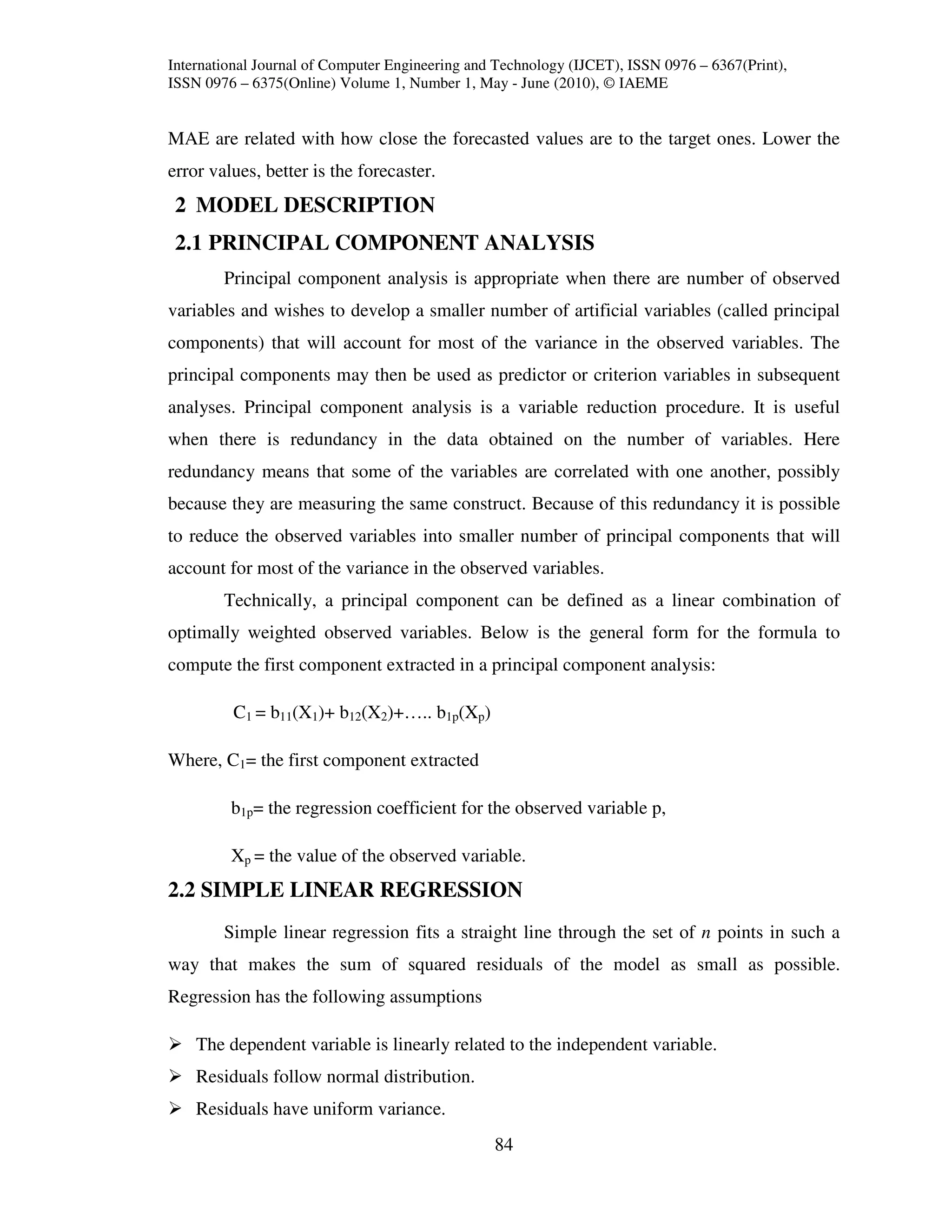 Regression, theil’s and mlp forecasting models of stock index | PDF
