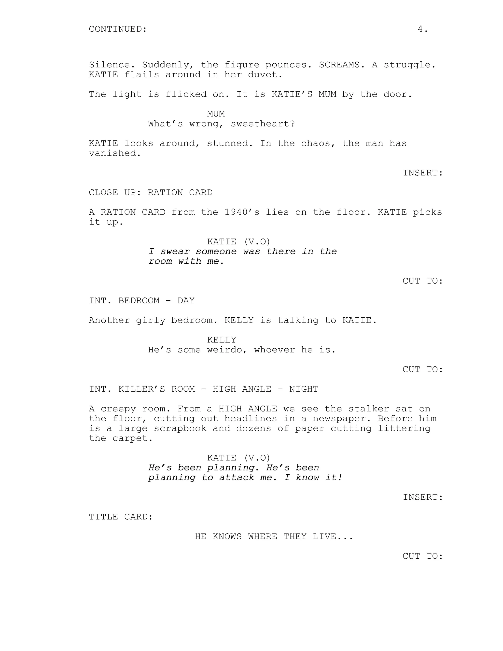 'Regression' trailer screenplay 1 | PDF