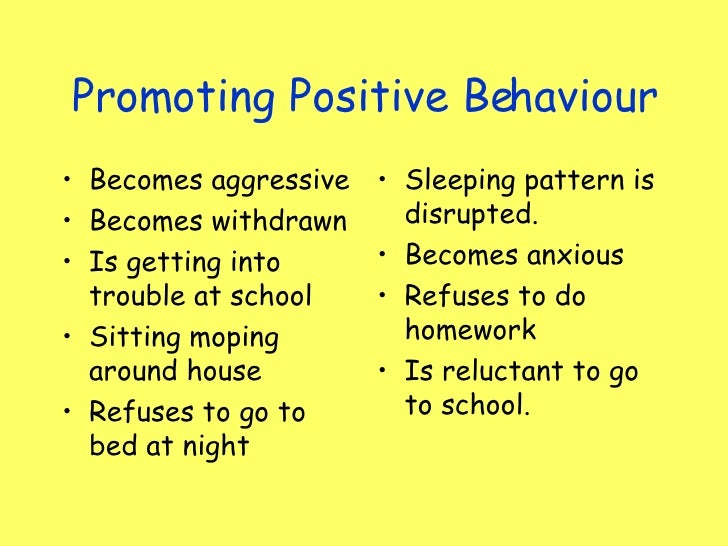 Regressive Behaviour Ppb