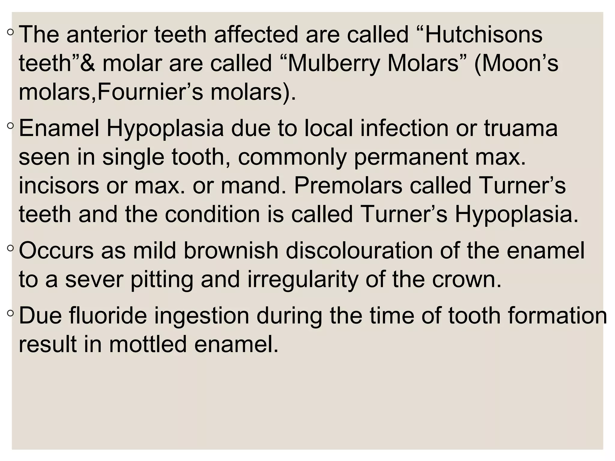 Regressive alterations of teeth | PPT