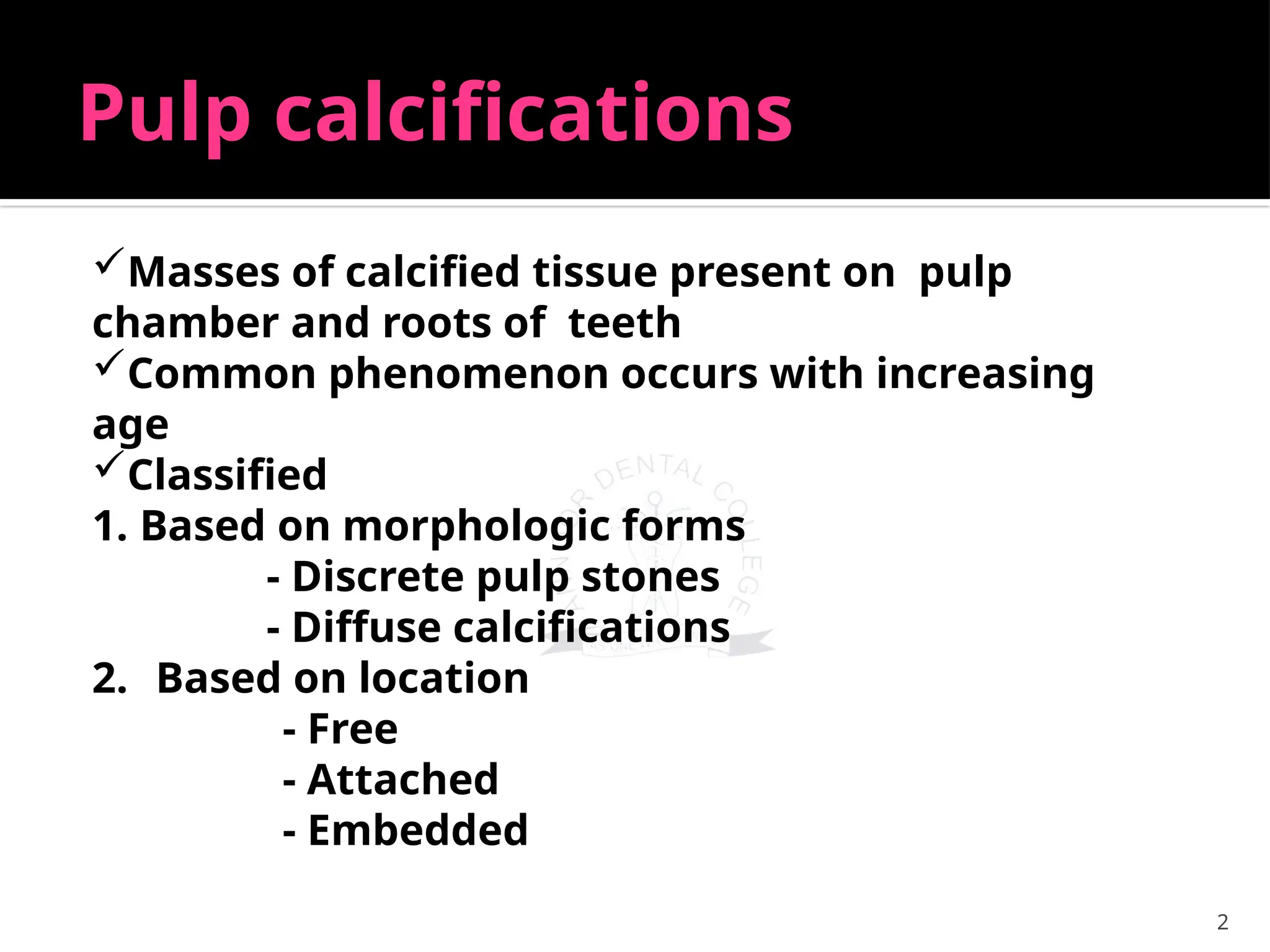 Regressive alterations pulp stones ppt..pptx