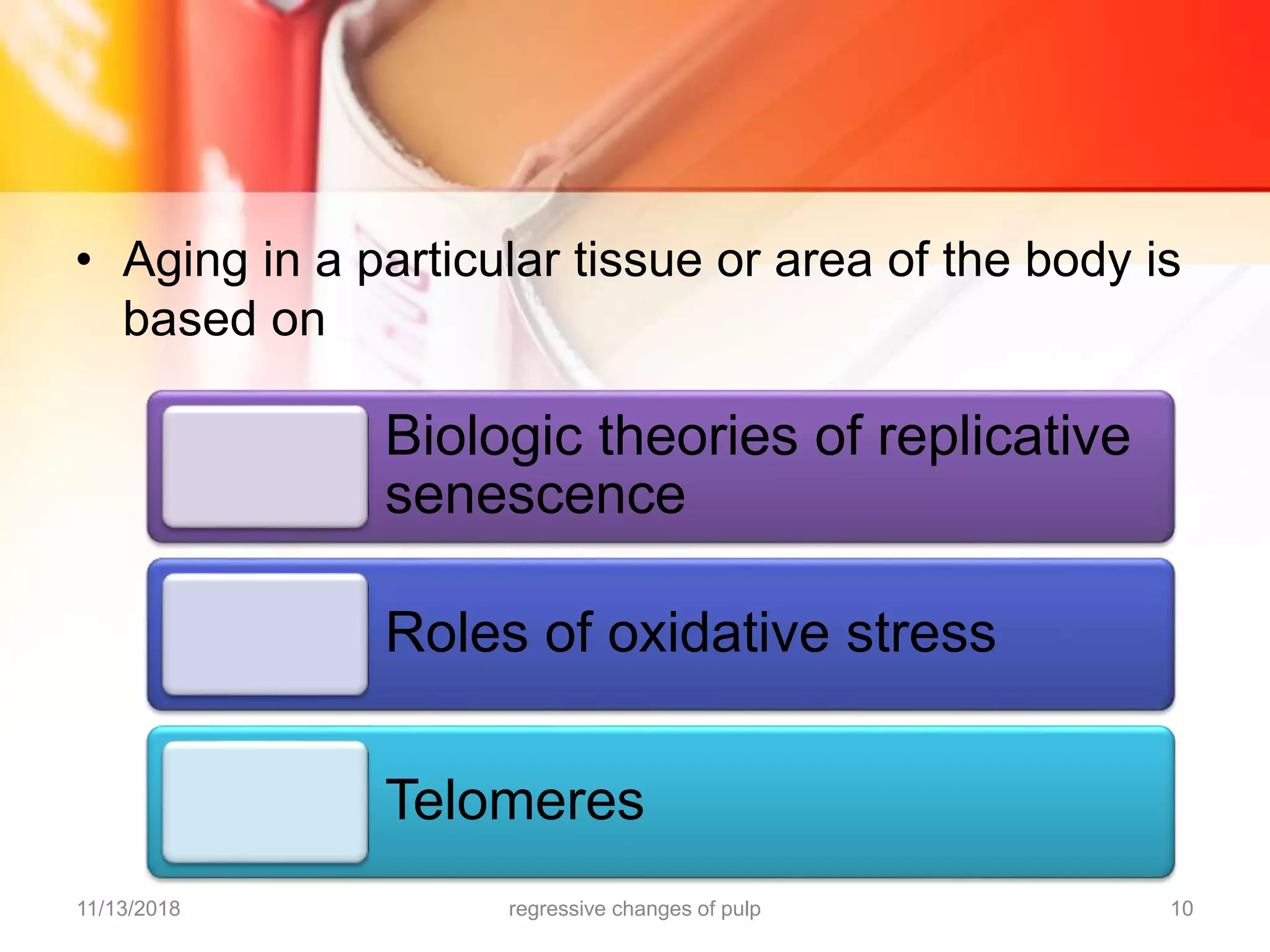 Regressive changes of pulp | PPTX