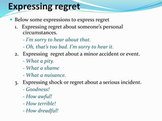 Regret apology permission request offering sympathy v | PPTX