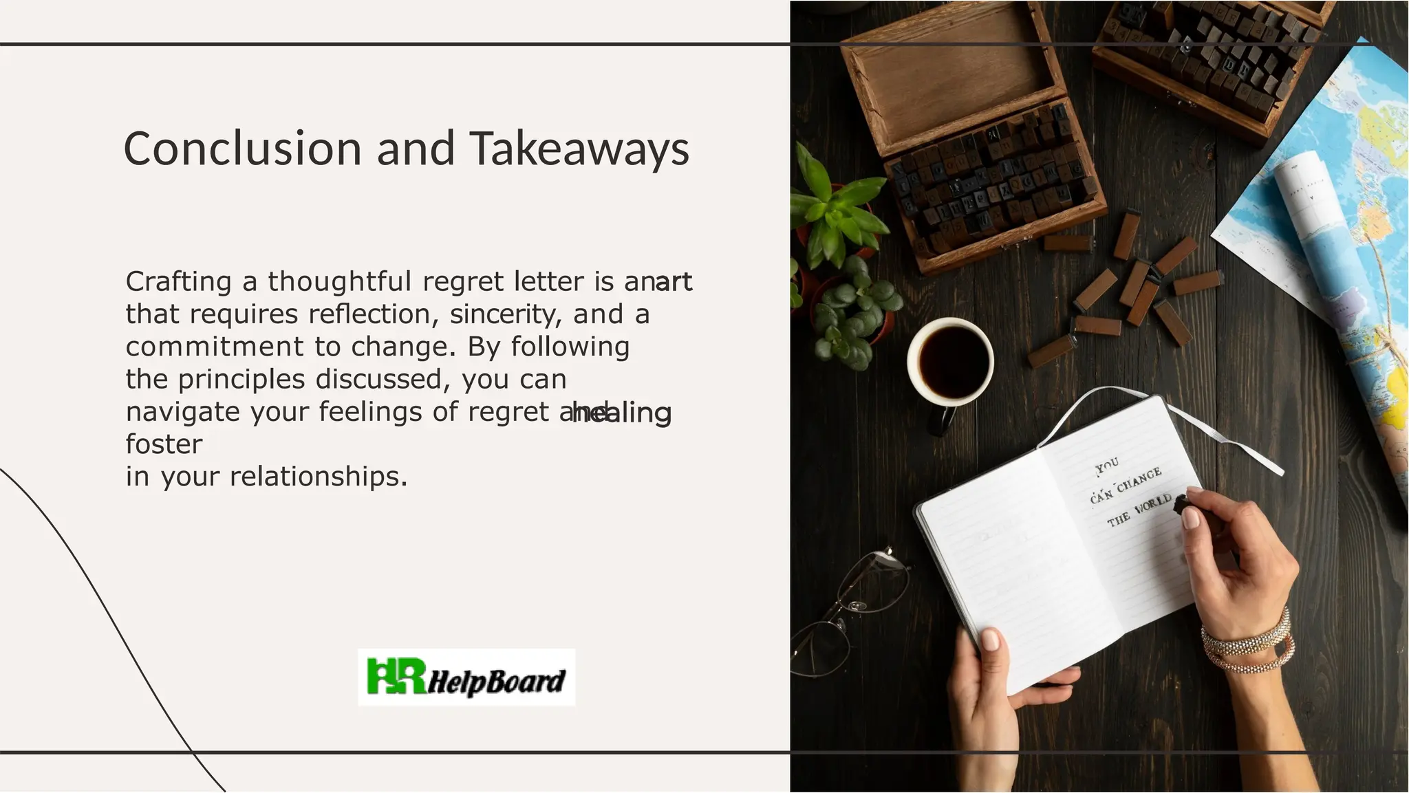 Regret Letter, Regret Letter Format Template | PPTX