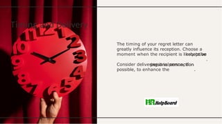 Regret Letter, Regret Letter Format Template | PPTX