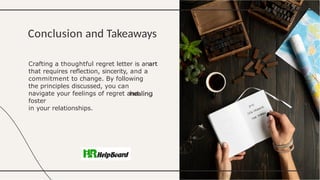 Regret Letter, Regret Letter Format Template | PPTX