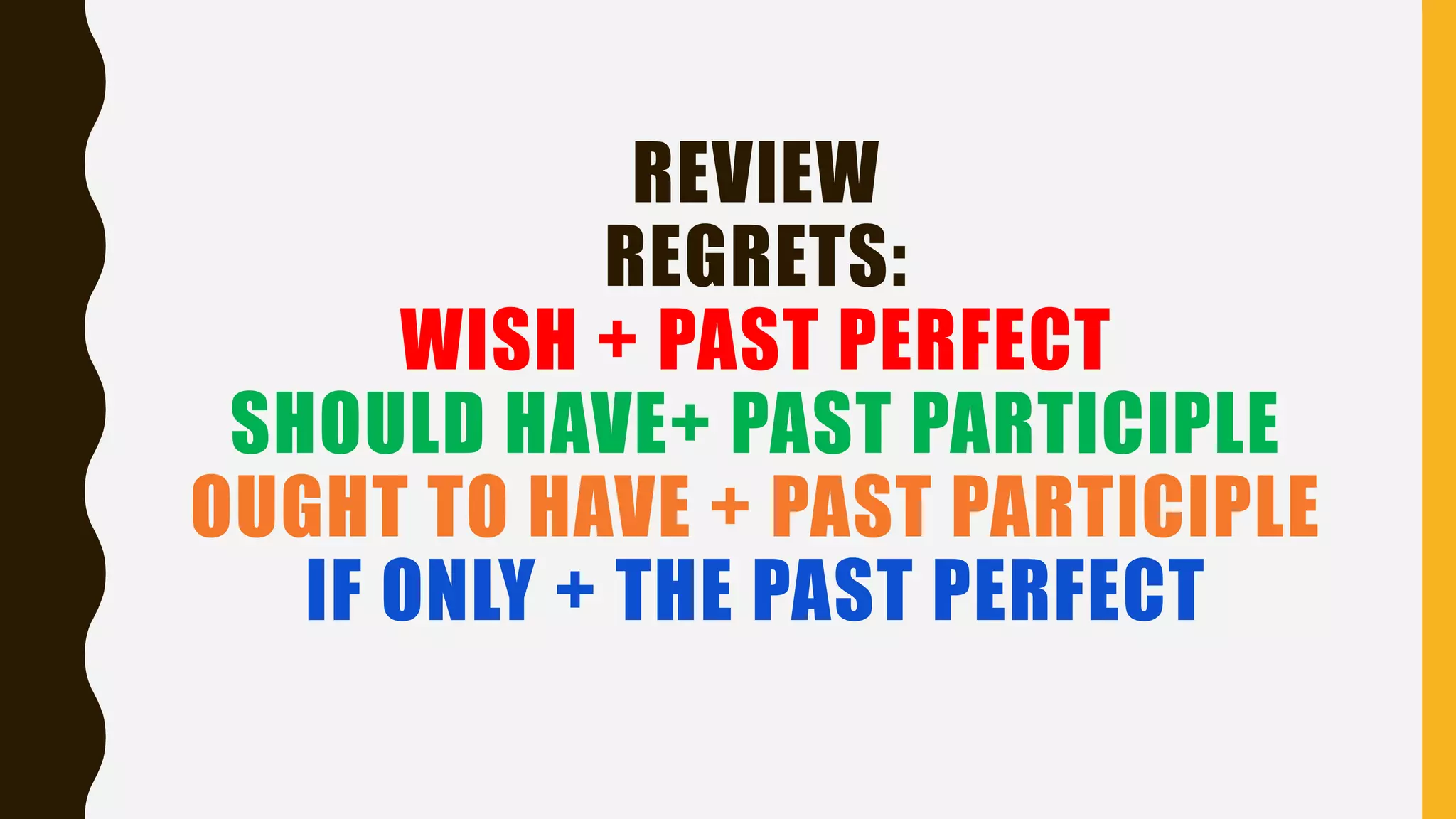 Regrets and examples | PPTX