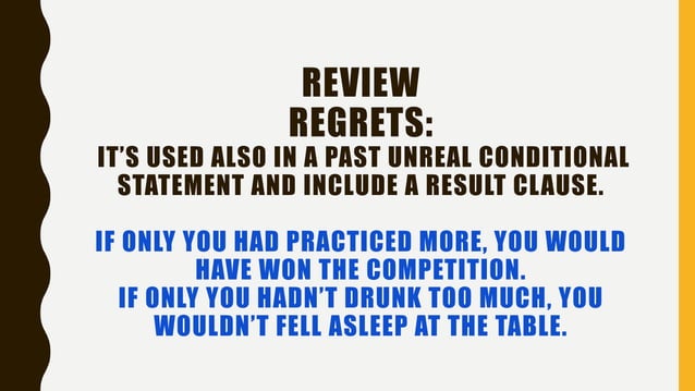 Regrets and examples | PPTX