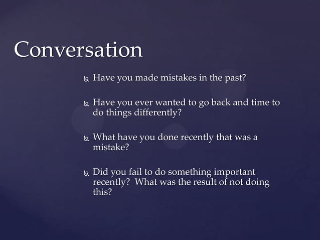 Using Modals to Talk about Regrets / Mistakes | PPTX | Resume Writing ...